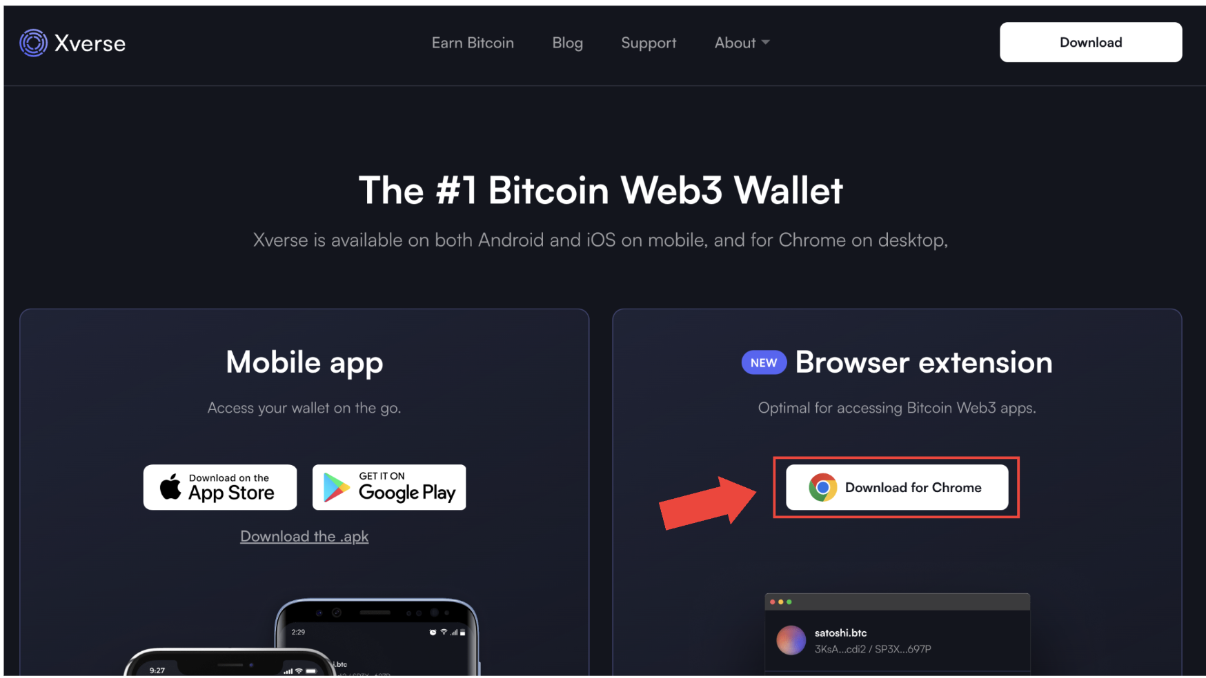 【画像付きで解説】Xverse Walletの作り方 - web3.0 こひまめブログ